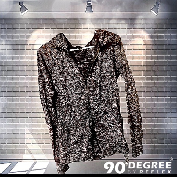 90 Degree By Reflex | Tops | 9 Degree By Reflex Womens Black And Gray ...